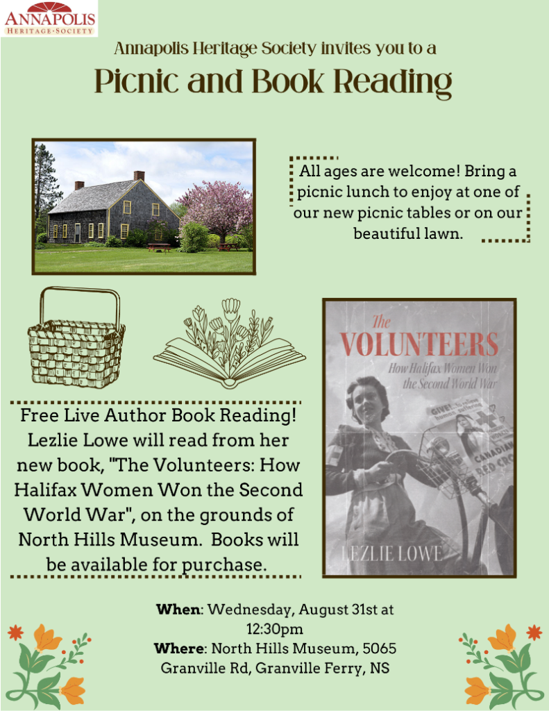 Picnic and Book Reading - Annapolis Heritage Society